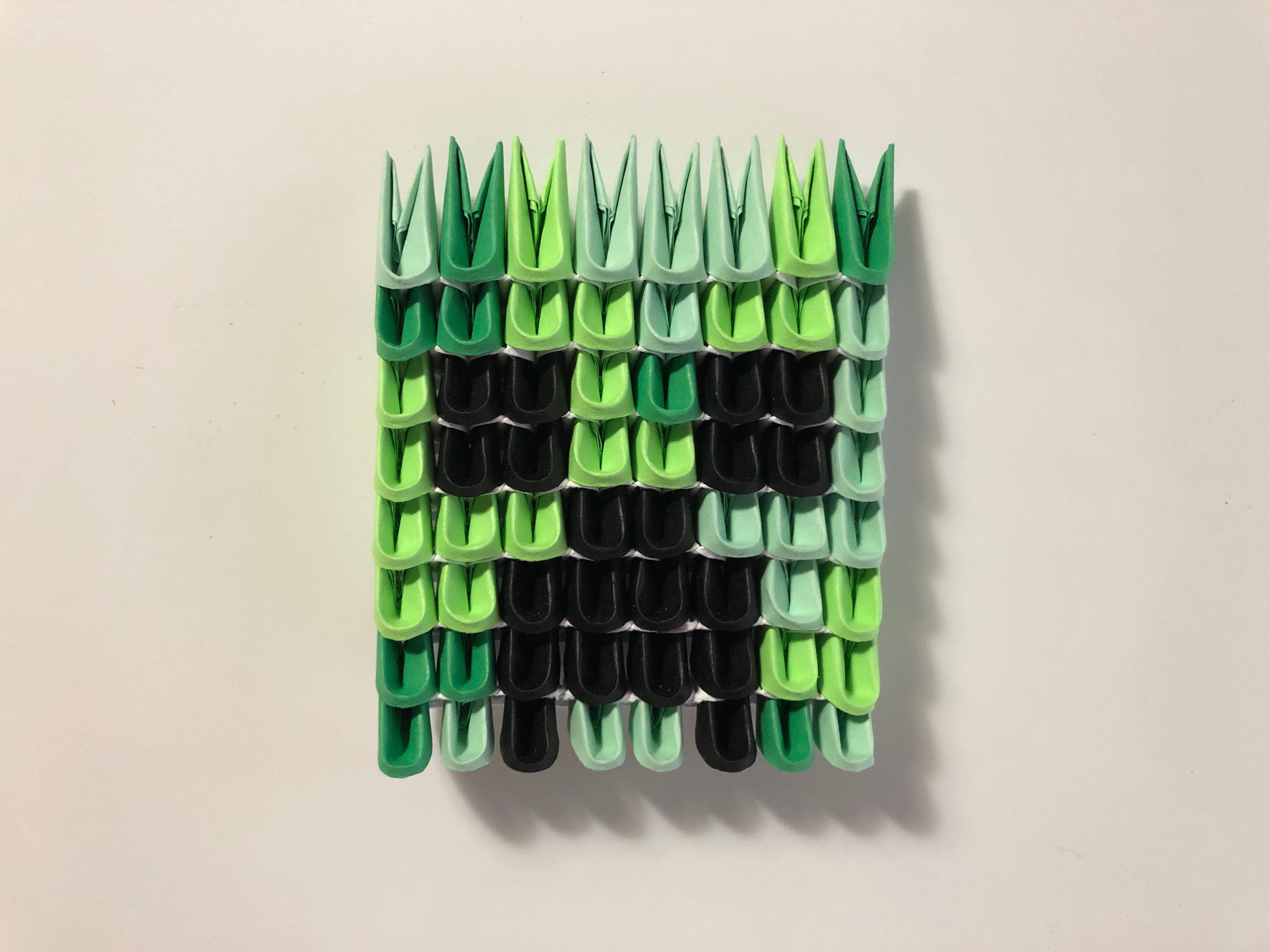 Minecraft Mob Magnets 3D Origami creeper Pink Creeper - Etsy