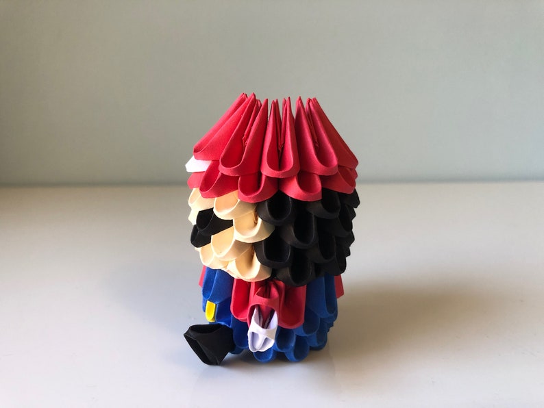 Mario, Luigi, Wario, and Waluigi Figurines 3D Origami nintendo, Super ...