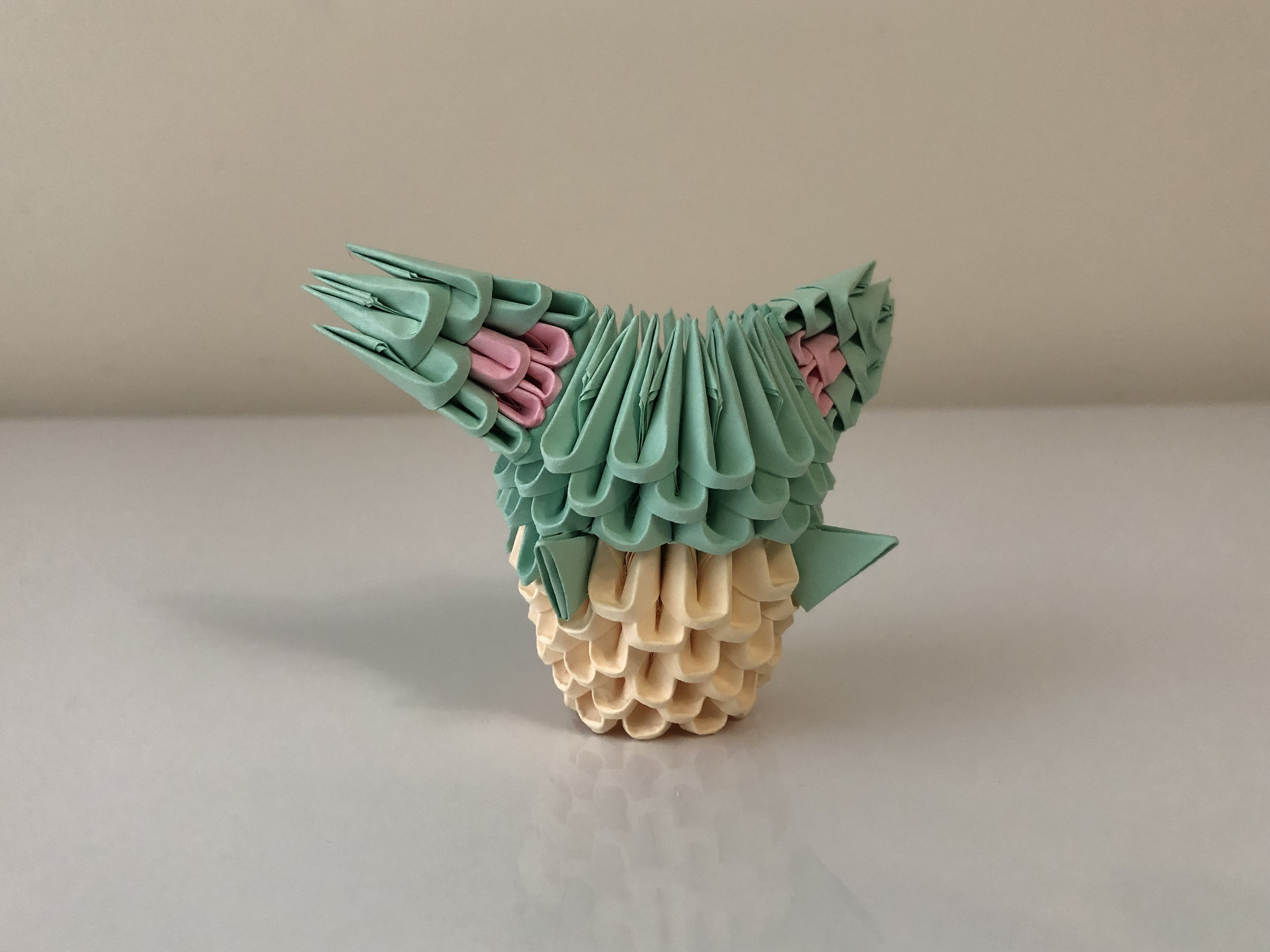 Baby Yoda Figur 3D Origami Star Wars, Mandalorian, Grogu, The Child ...