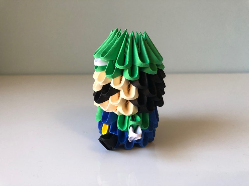 Mario, Luigi, Wario, and Waluigi Figurines 3D Origami nintendo, Super ...