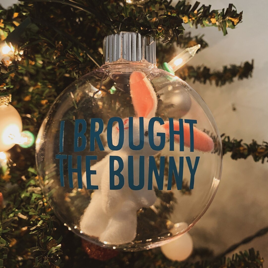 I Brought the Bunny Bunny Christmas Ornament - Etsy