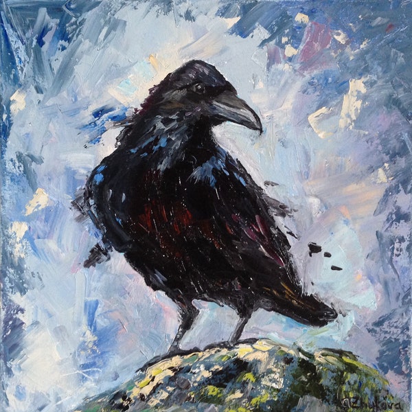 Original Crow Art - Etsy