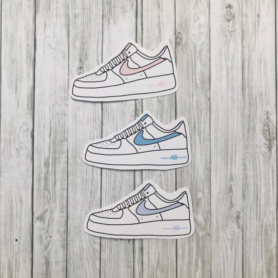 Nike Air Force 1 Stickers Suitable For Laptop Phone | Etsy
