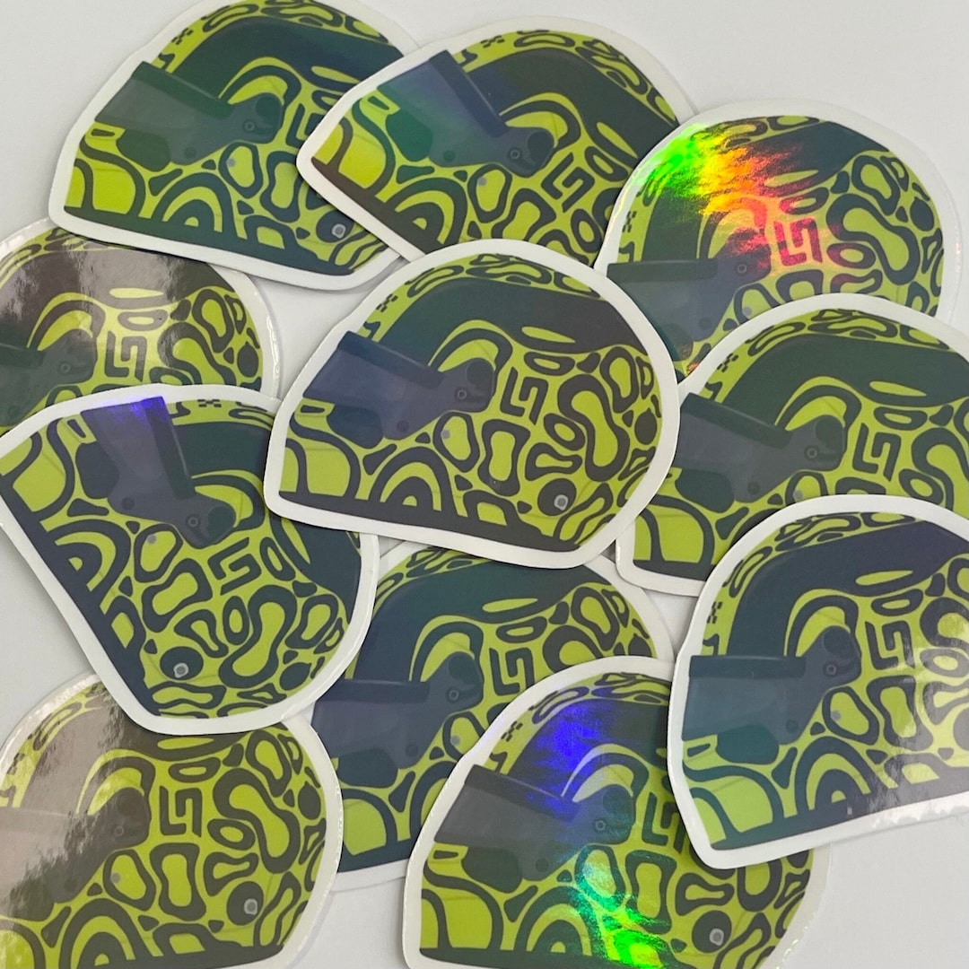 Lando Norris 2024 Helmet Sticker, Holographic Waterproof Vinyl Sticker ...