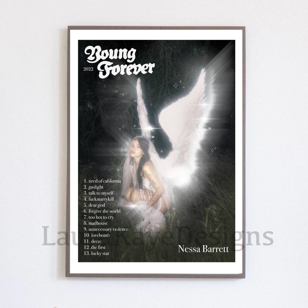 Nessa Barrett Young Forever Inspired Poster, Young Forever Nessa ...