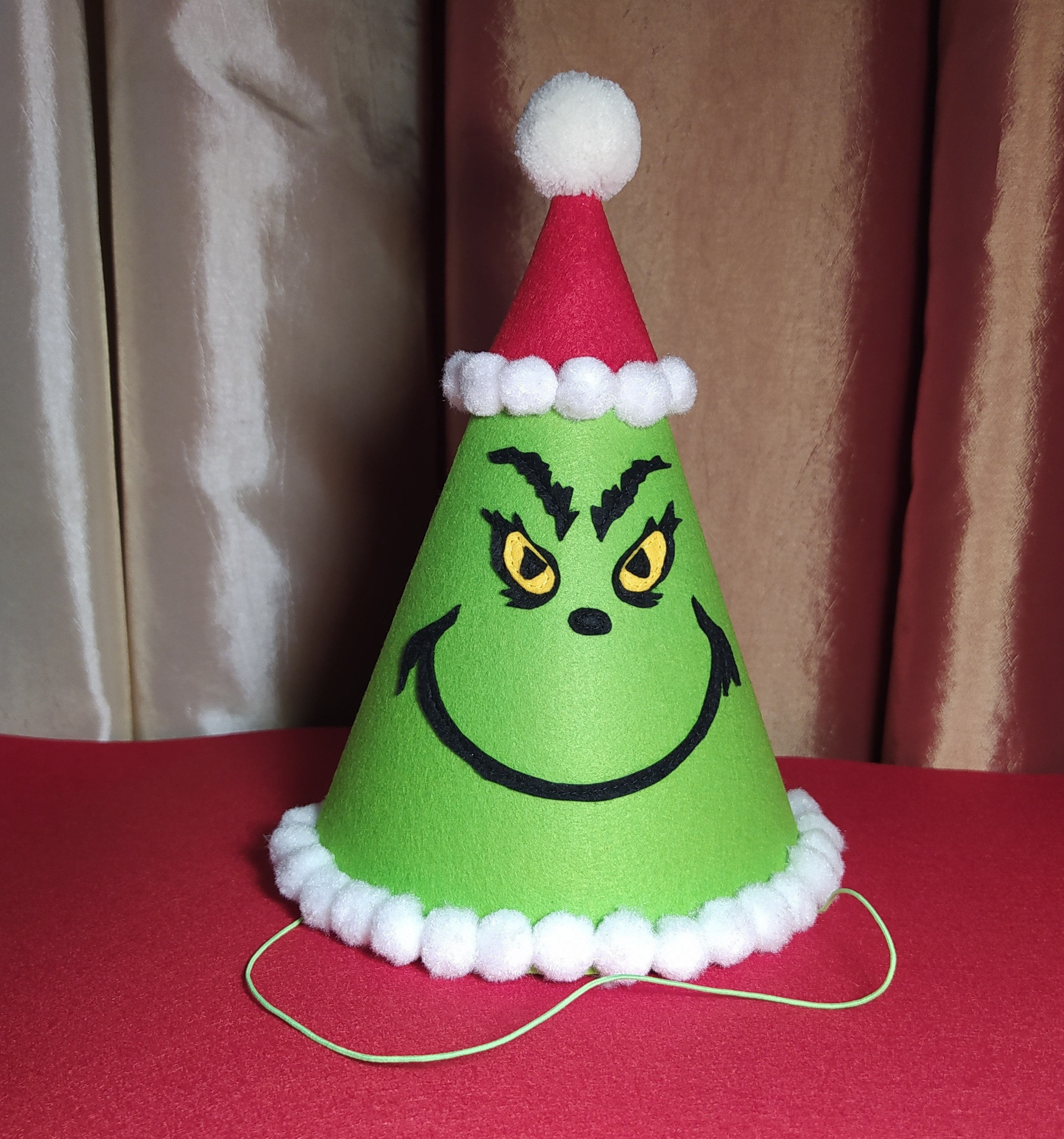 Grinch Hat Grinch Costume Grinch Christmas Decorations Grinch Birthday ...