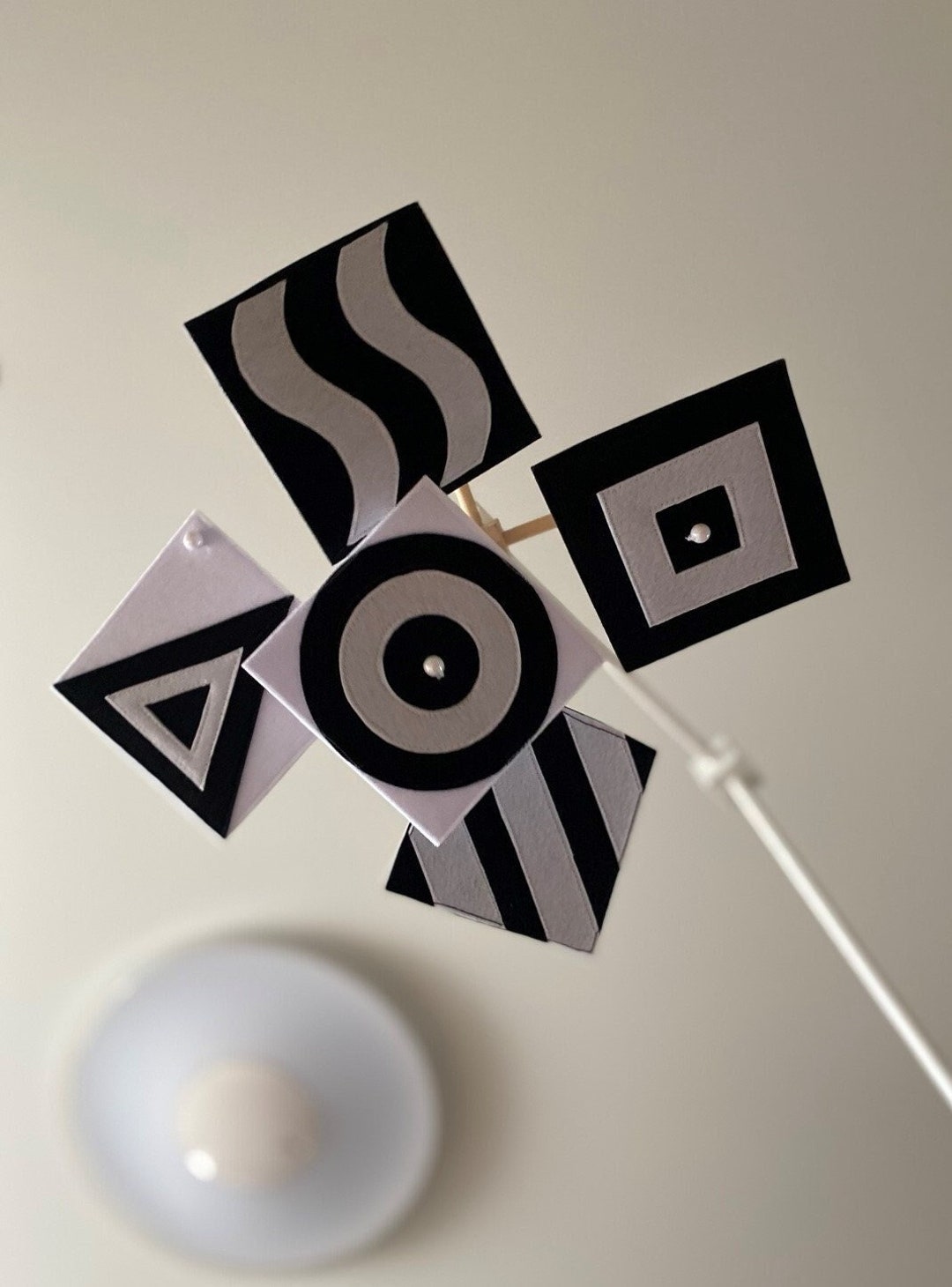 High Contrast Baby Mobile Black and White Baby Mobile Baby Mobile ...