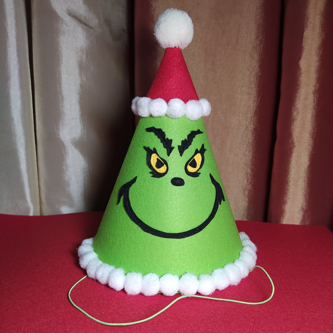 Grinch Hat Grinch Costume Grinch Christmas Decorations Grinch Birthday ...