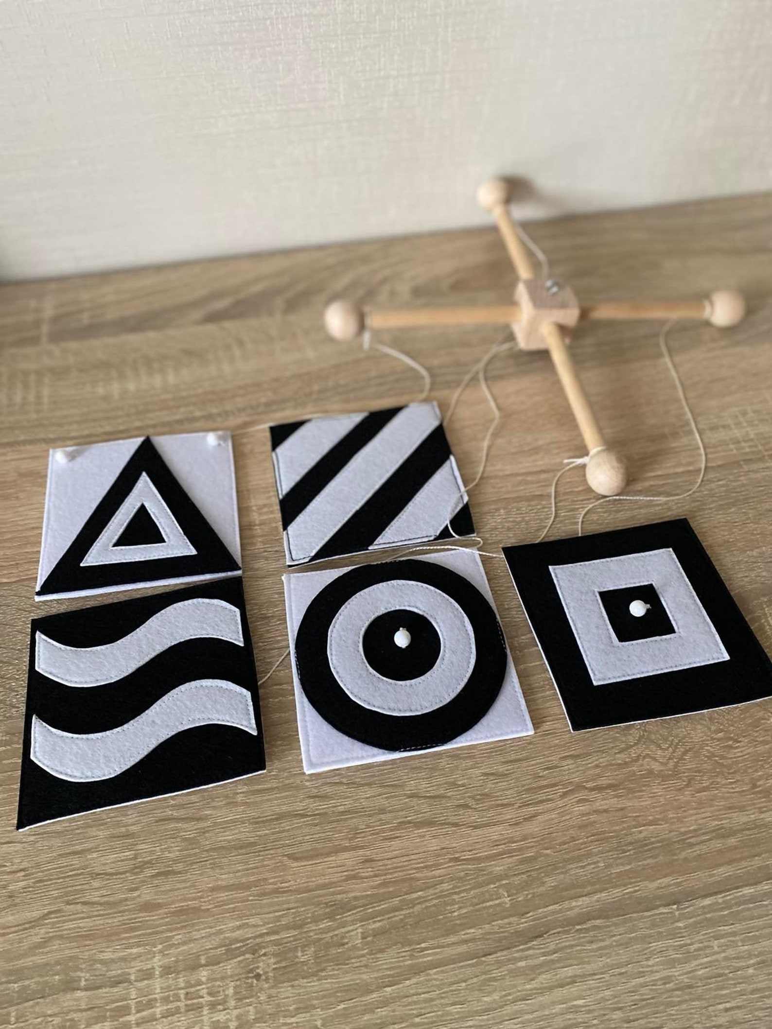 High Contrast Baby Mobile Black and White Baby Mobile Baby Mobile ...