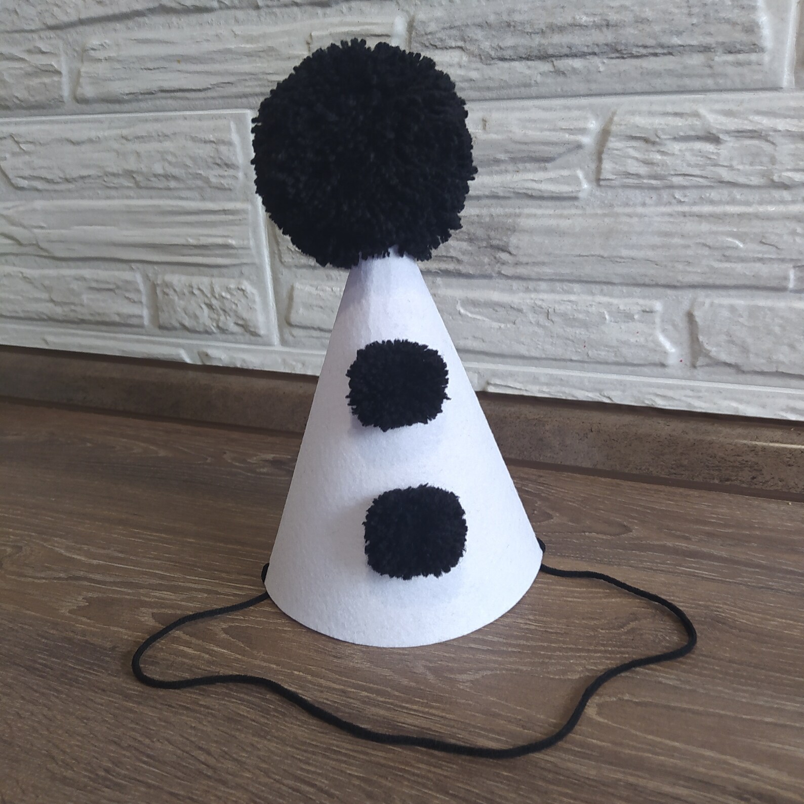 Pierrot Costume Pierrot Hat Clown Costume Clown Hat Black and White Hat ...
