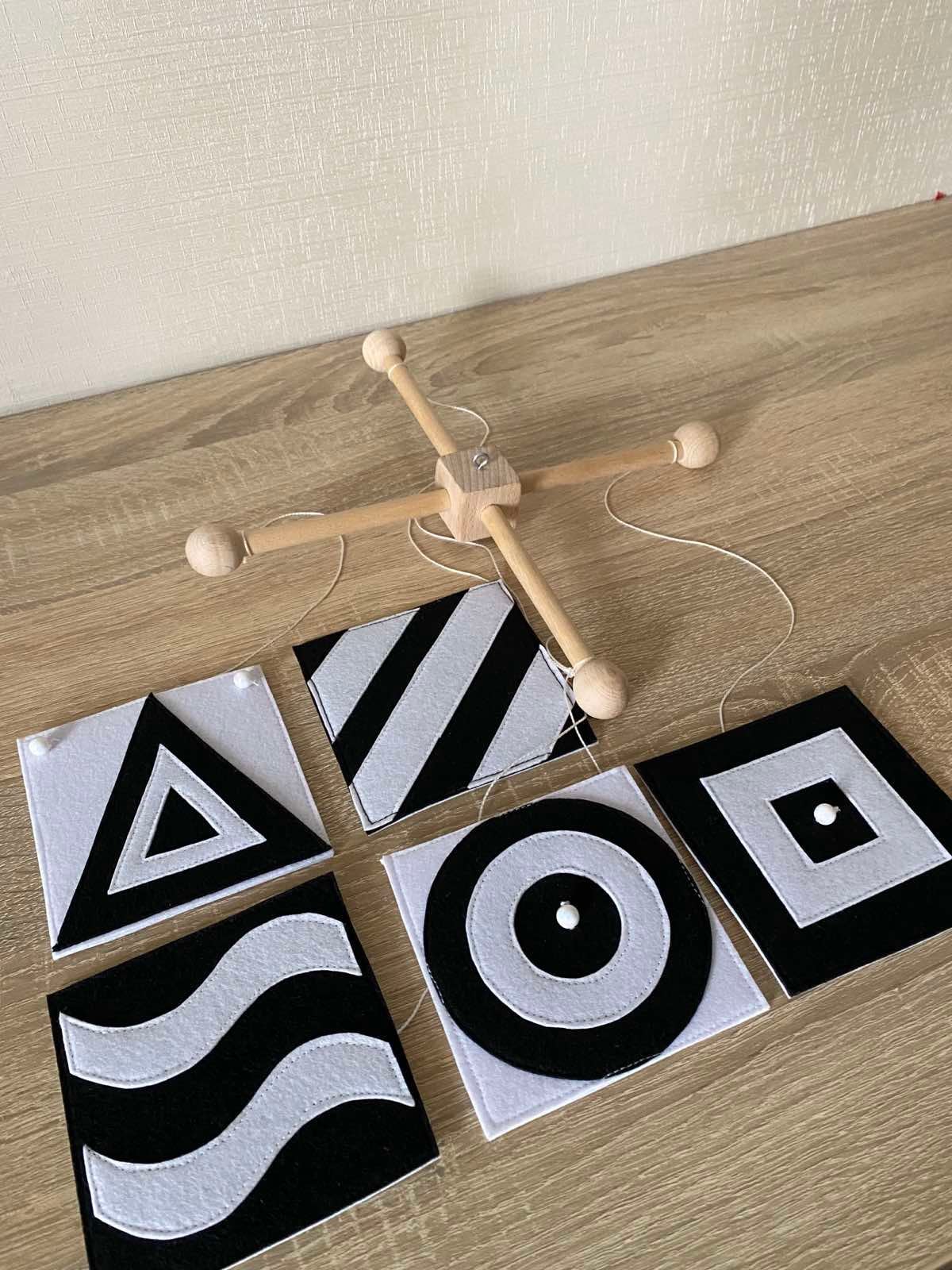 High Contrast Baby Mobile Black and White Baby Mobile Baby Mobile ...