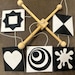 Black and White Baby Mobile High Contrast Baby Mobile High Contrast ...