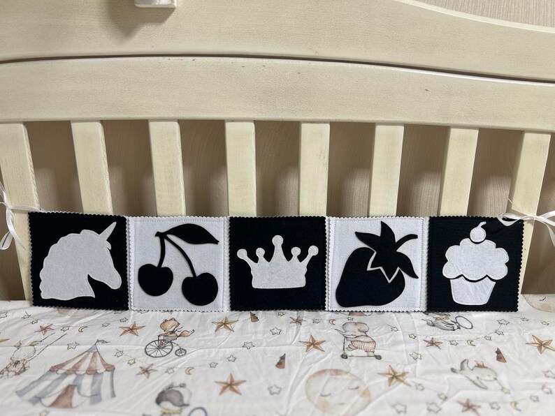 High Contrast Baby Book Black and White Baby Book Baby Cards High ...