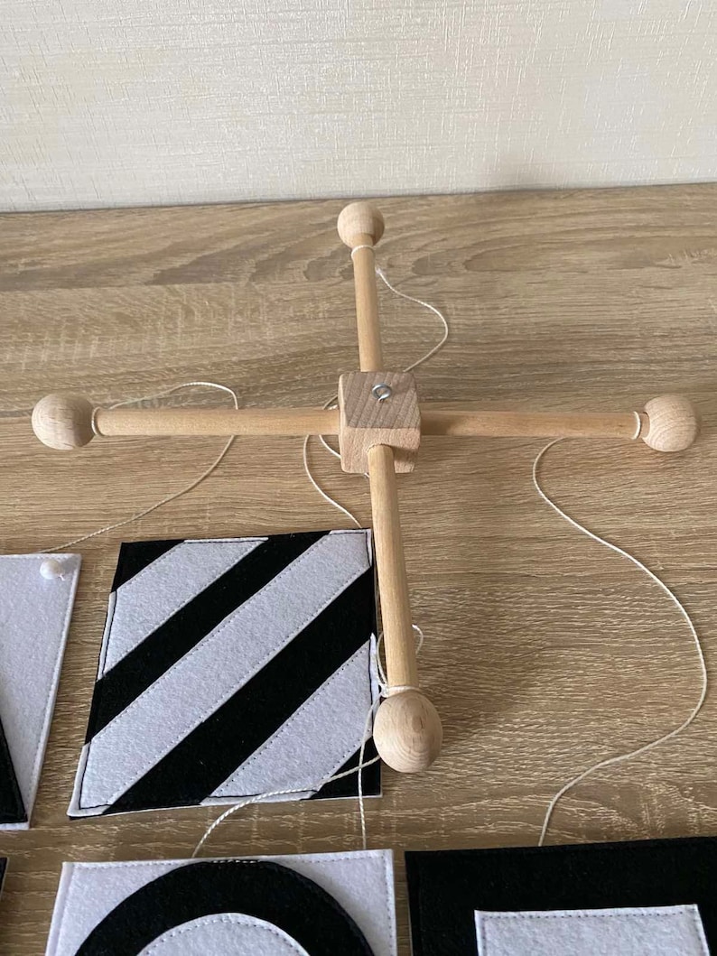 High Contrast Baby Mobile Black and White Baby Mobile Baby Mobile ...