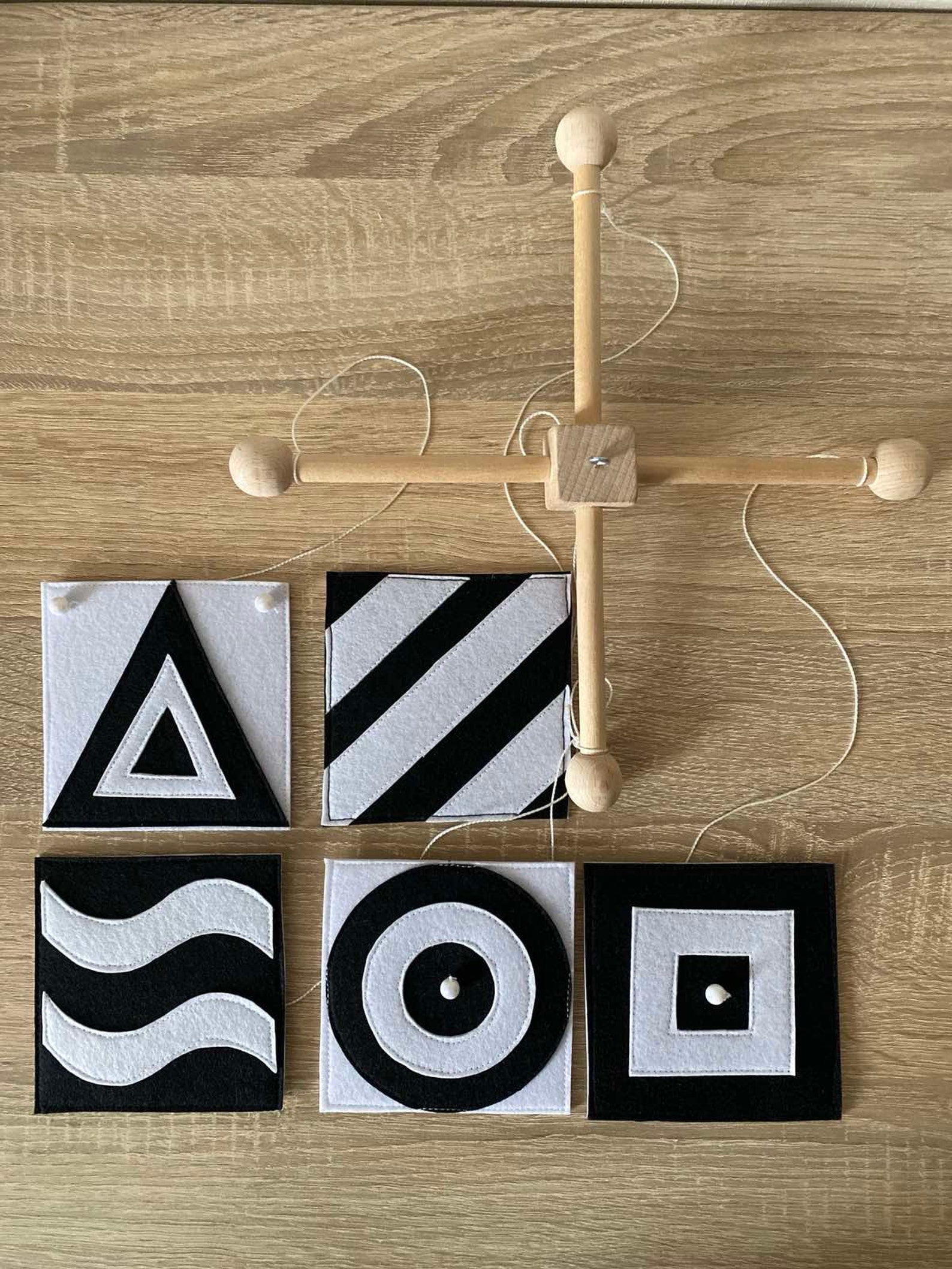 High Contrast Baby Mobile Black and White Baby Mobile Baby Mobile ...