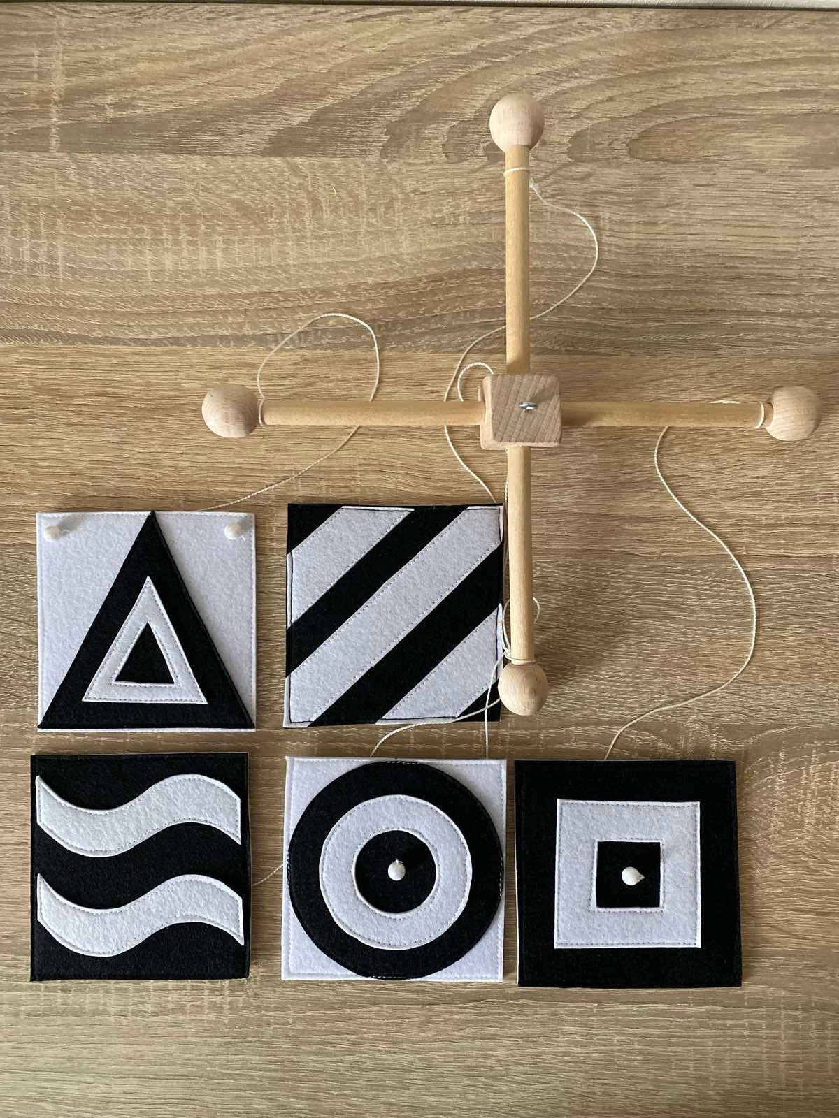 High Contrast Baby Mobile Black and White Baby Mobile Baby Mobile ...