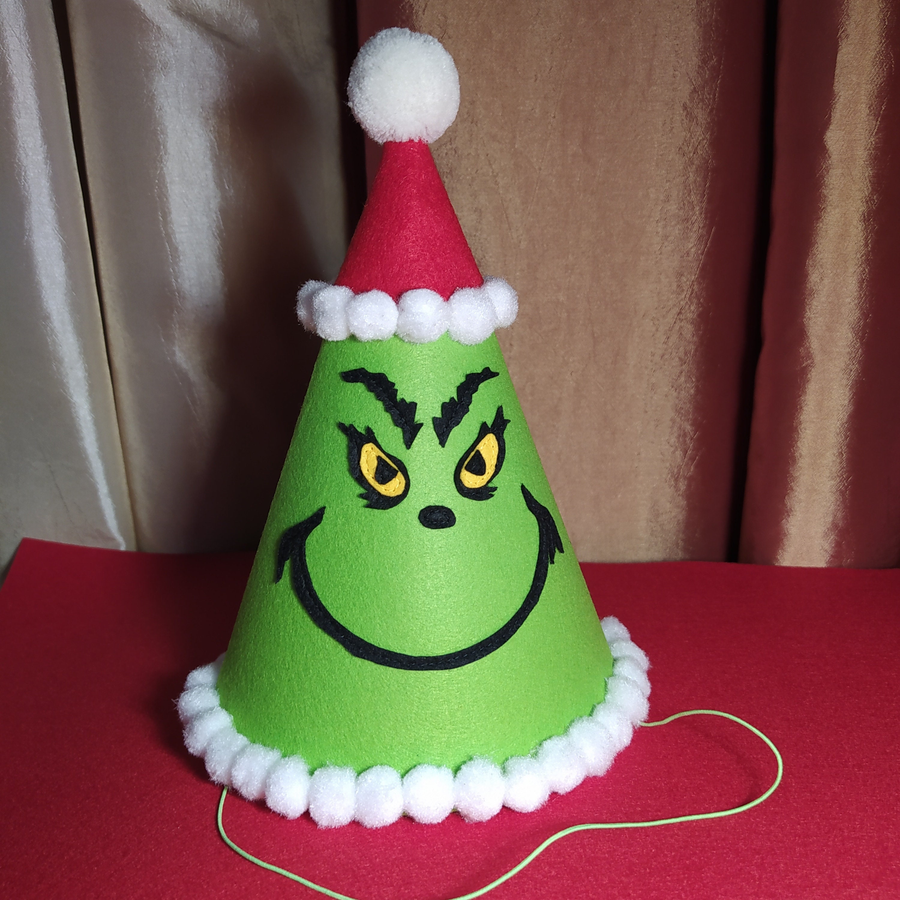 Grinch Hat Grinch Costume Grinch Christmas Decorations Grinch Birthday ...