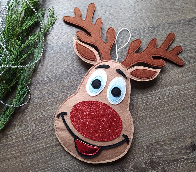 I Spy Bag Rudolf Reindeer Christmas Sensory Toy Christmas Decorations ...