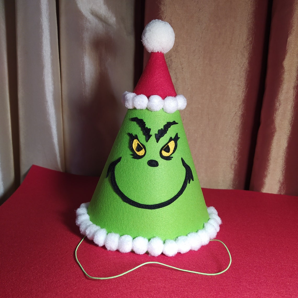 Grinch Hat Grinch Costume Grinch Christmas Decorations Grinch Birthday ...