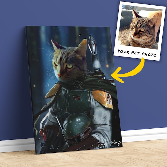 Digital Made-to-order Custom Dog Portrait Funny Pet Lover - Etsy