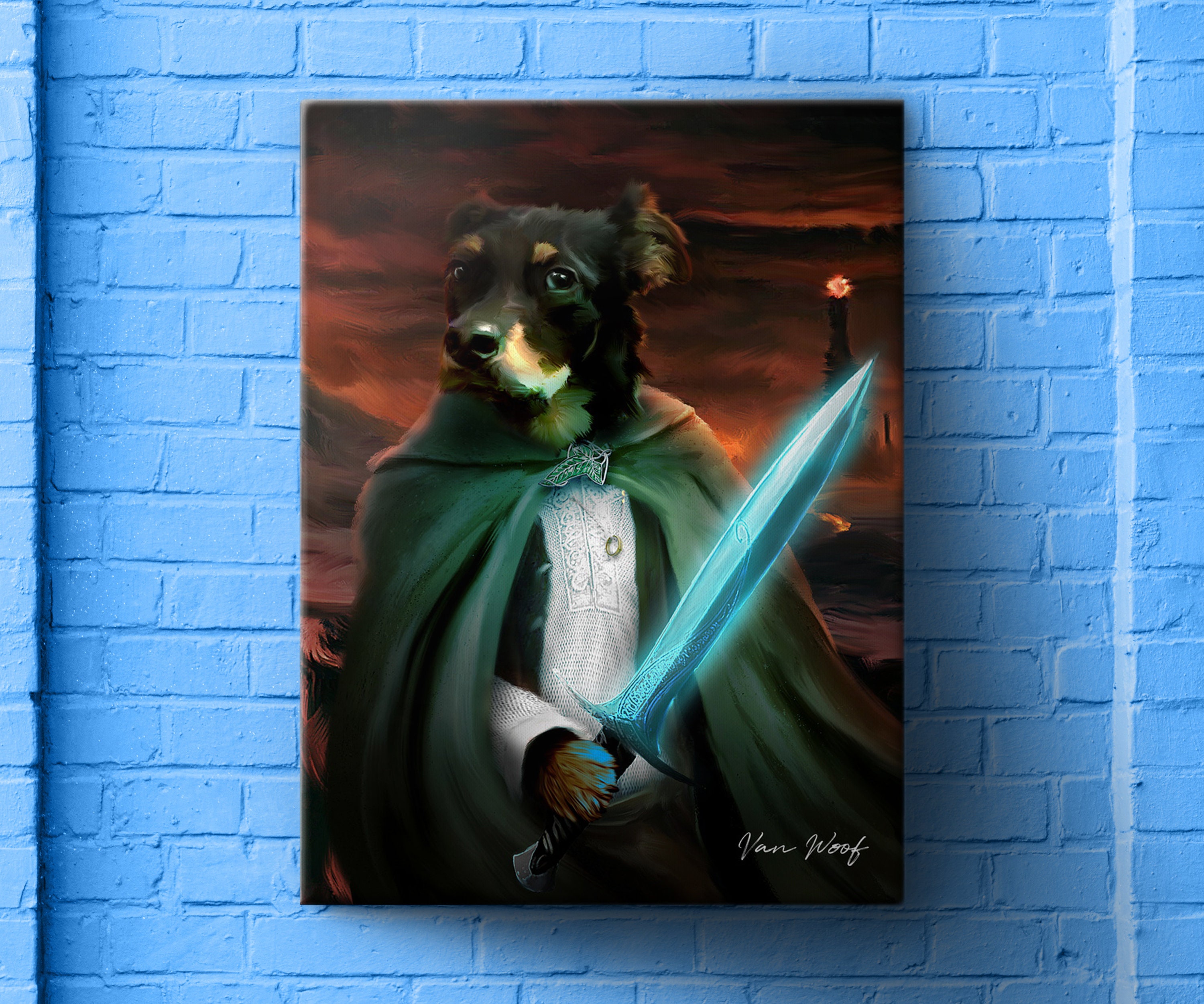 Singer Pet Painting Elvis Pet Art Pet Portrait Pet | Etsy