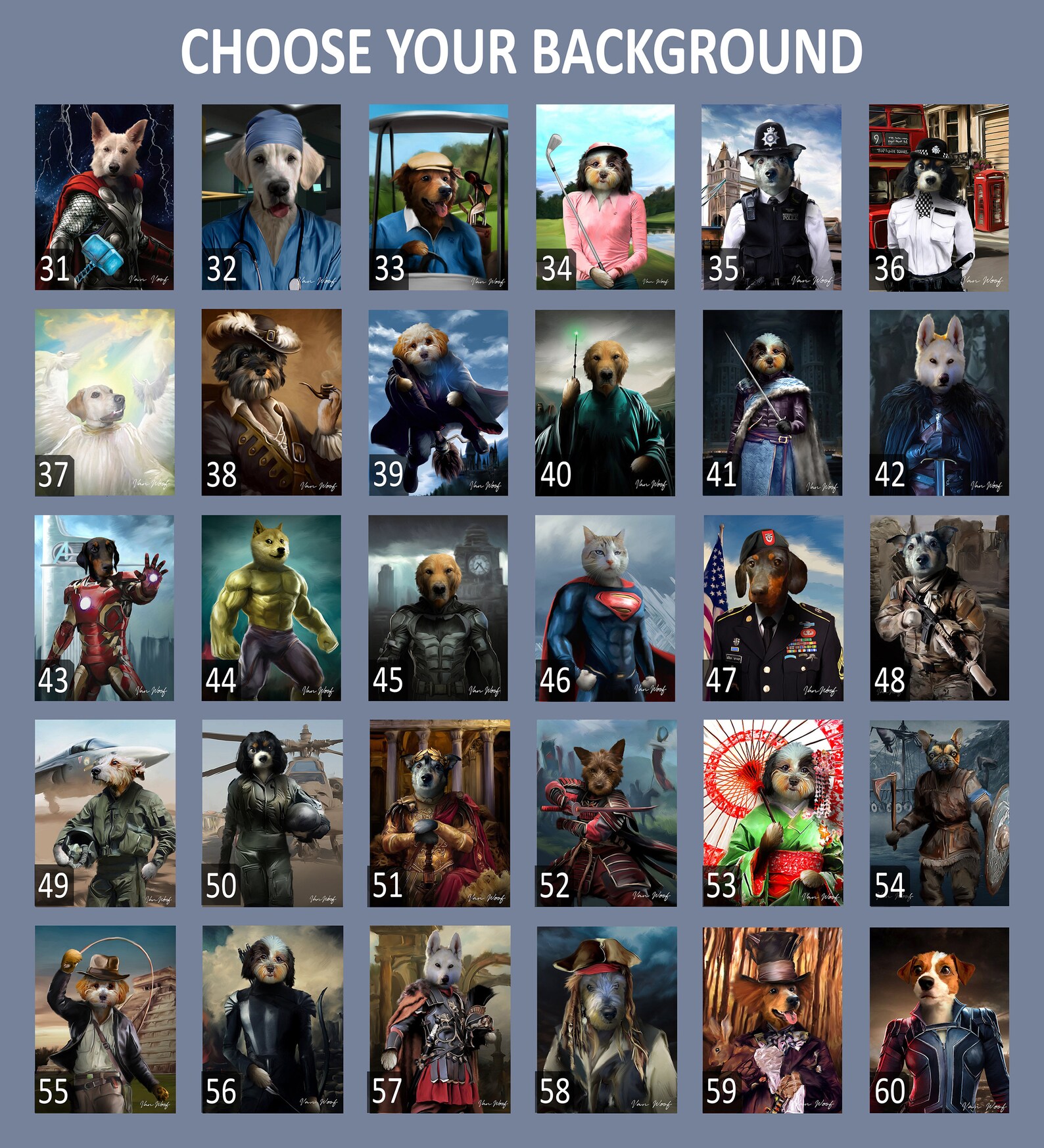 Custom Dog Portrait Pet Portrait Royal Renaissance Animal - Etsy