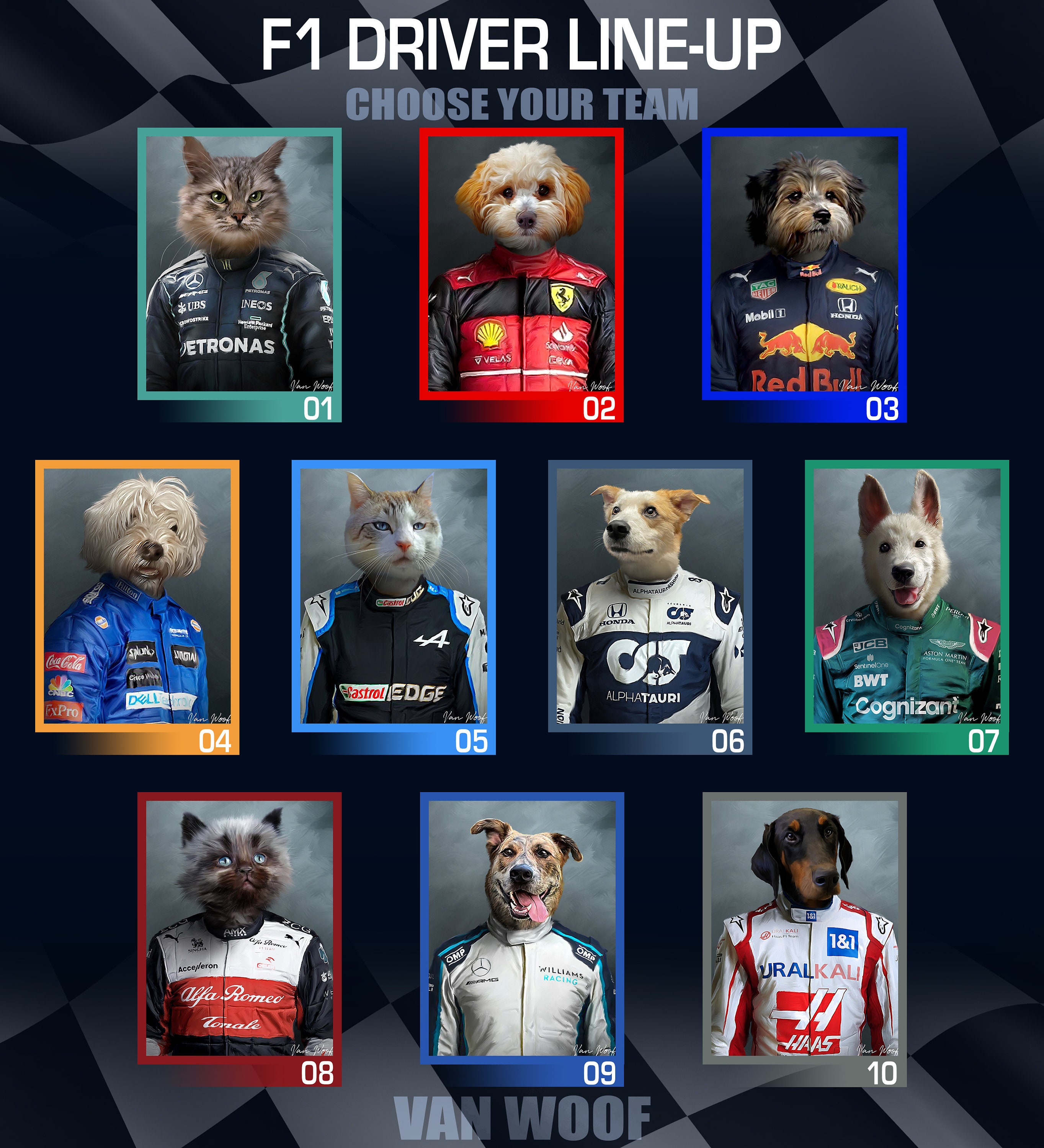 Red Ball, Formula Racing Car, F1 Driver Team Pet Poster sold by Greg ...