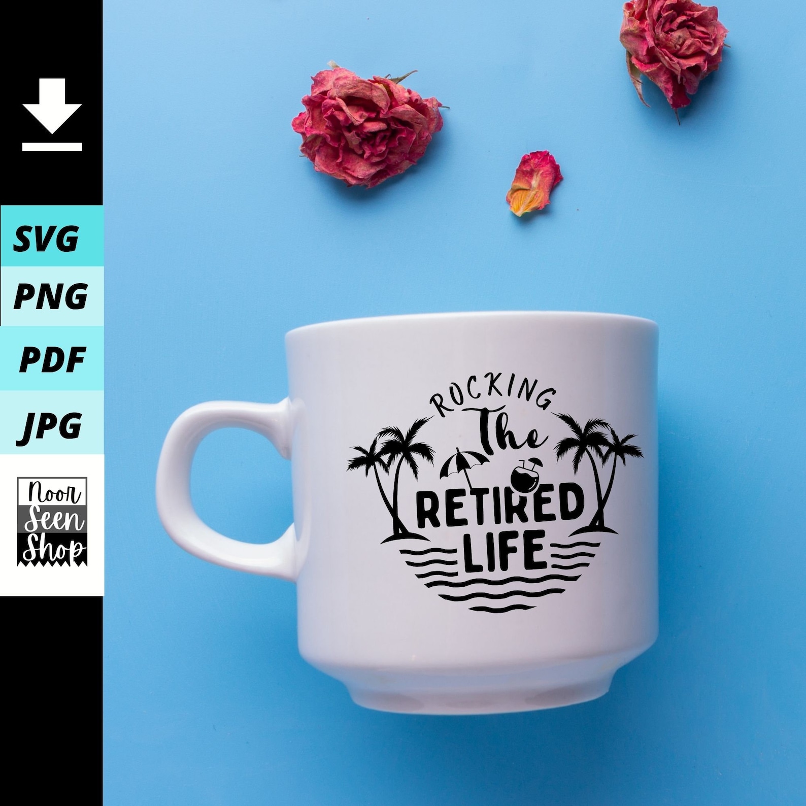 Rocking the Retired Life Svg, Relaxed Retirement Svg, Retired Svg ...