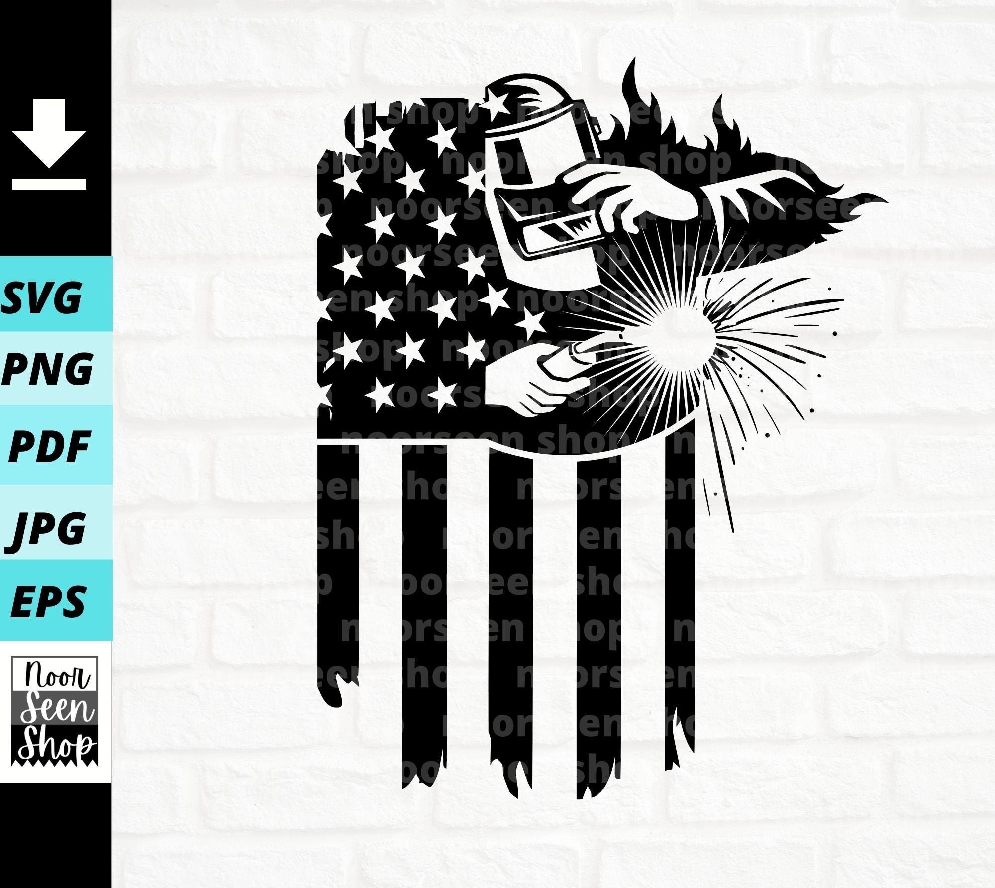 Welder American Flag Svg Welding Svg American Welder Svg - Etsy India