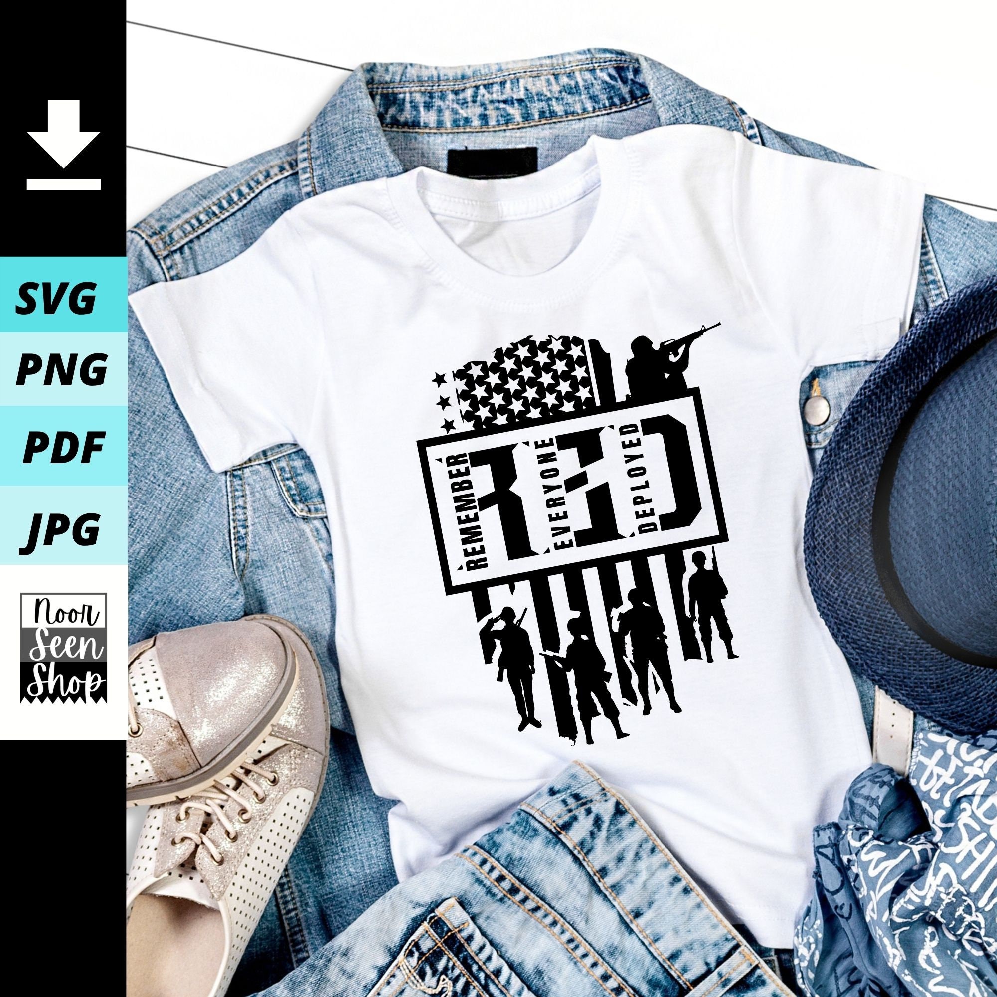 Remember Everyone Deployed Svg Red Friday Svg Military Svg - Etsy