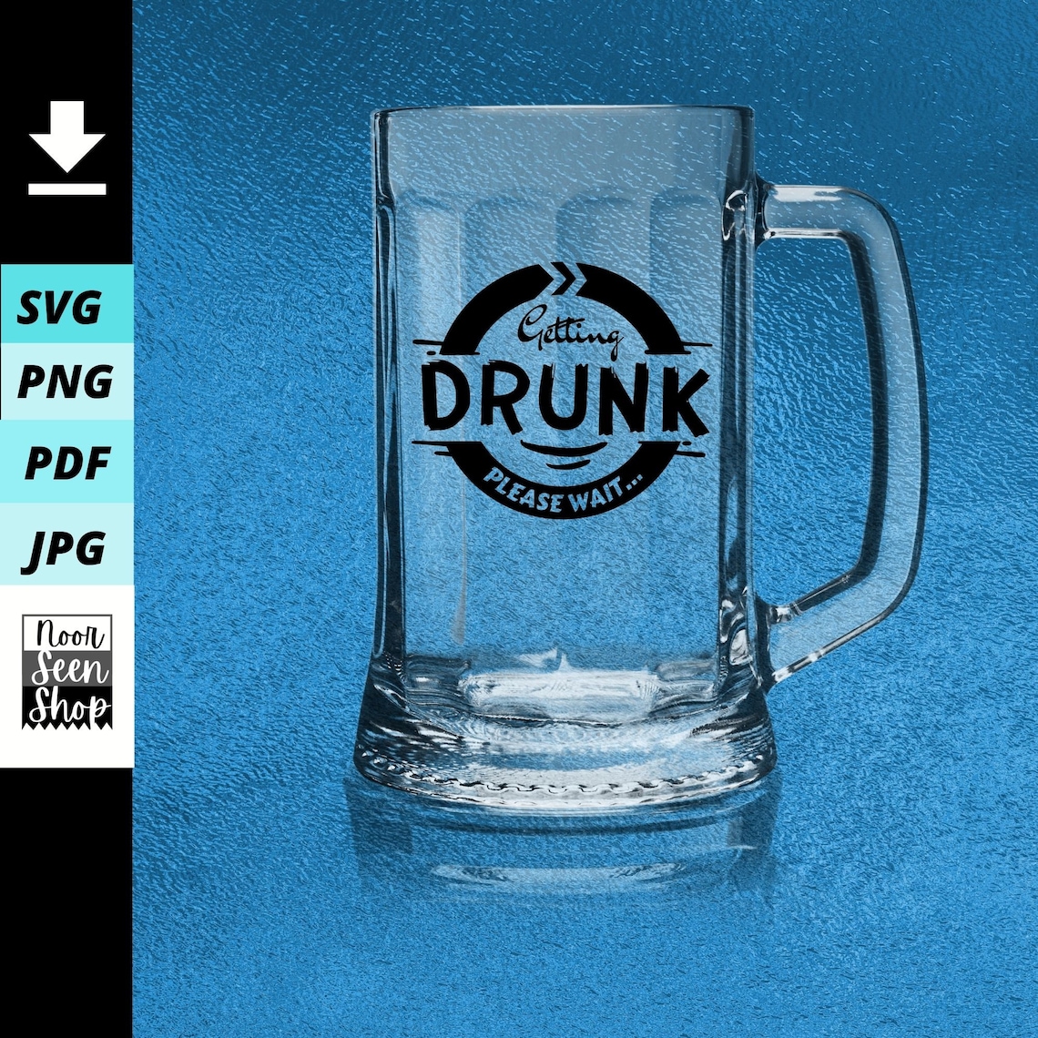 Getting Drunk Please Wait Svg Funny Design for Beer lovers | Etsy