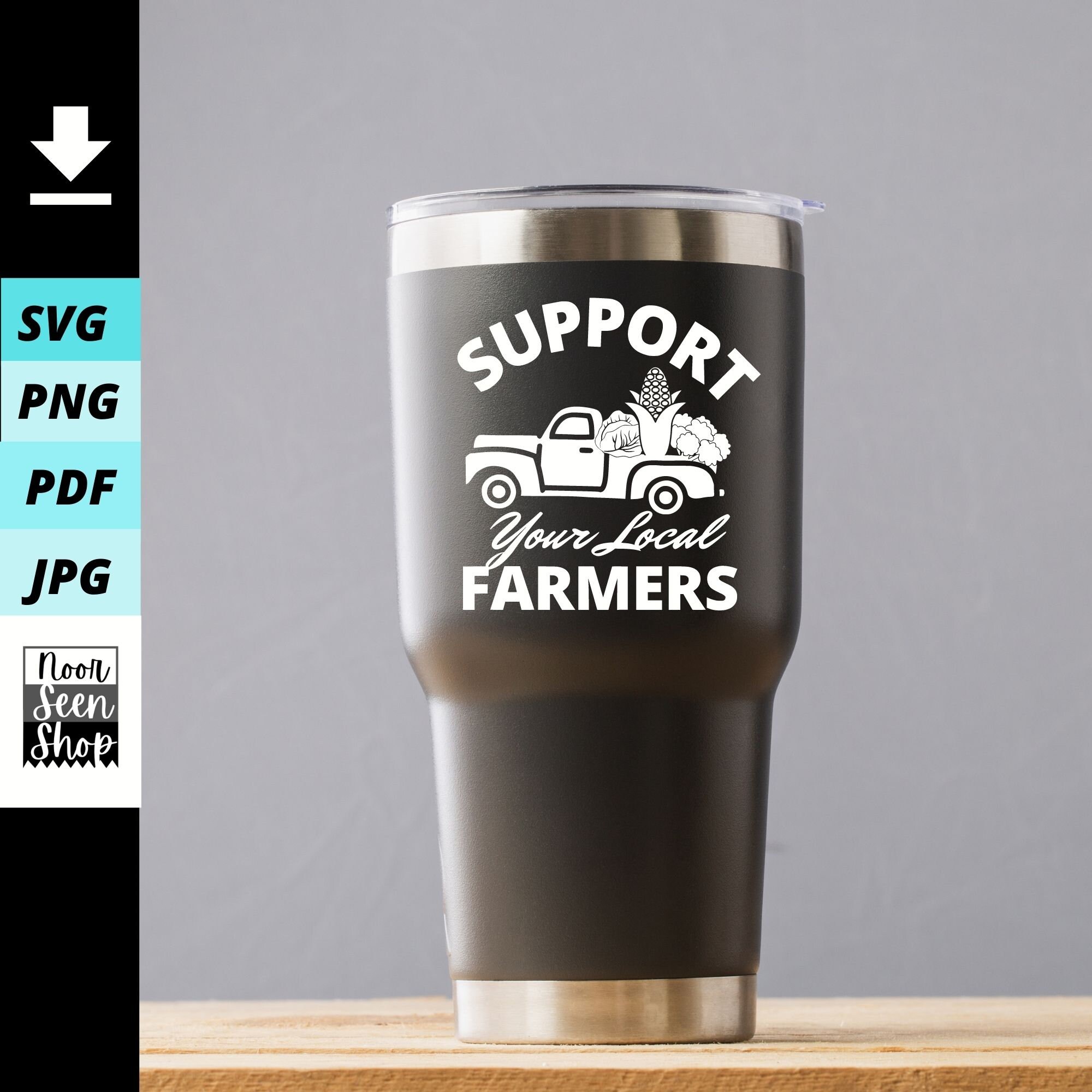 Support Your Local Farmers Svg Farmhouse Svg Farm Fresh - Etsy