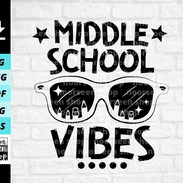 Middle School Svg - Etsy