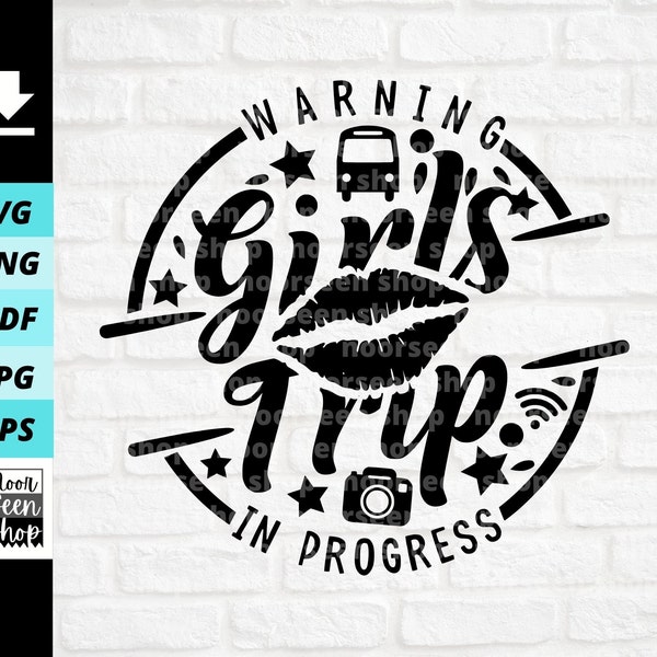Girls Weekend in Progress Svg - Etsy