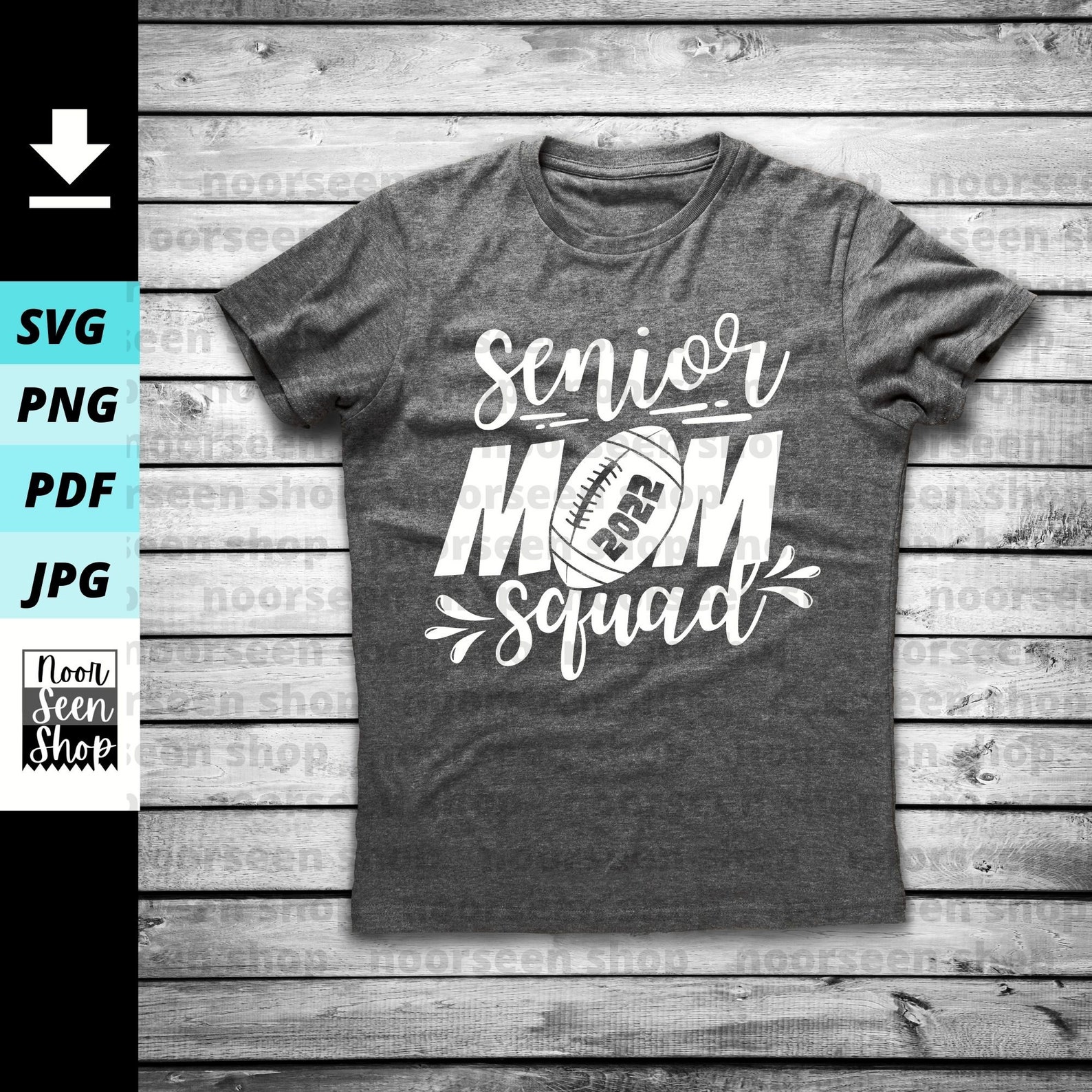 Senior mom squad 2022 football svg football Mom svg Senior | Etsy