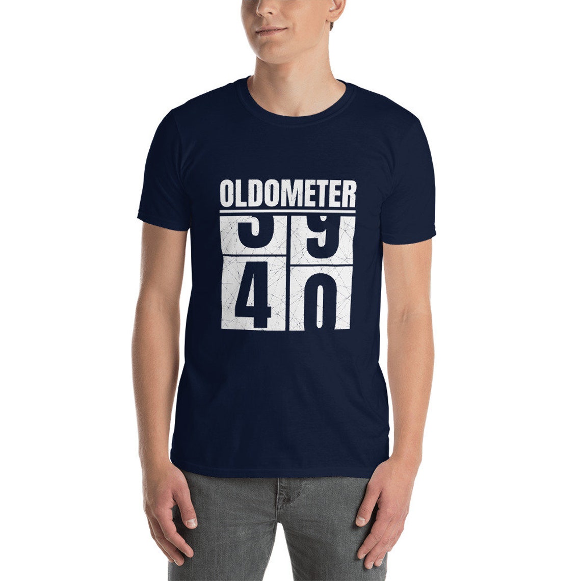 Oldometer 40 T-shirt Funny 40 AF Mens 40th Birthday Tee - Etsy