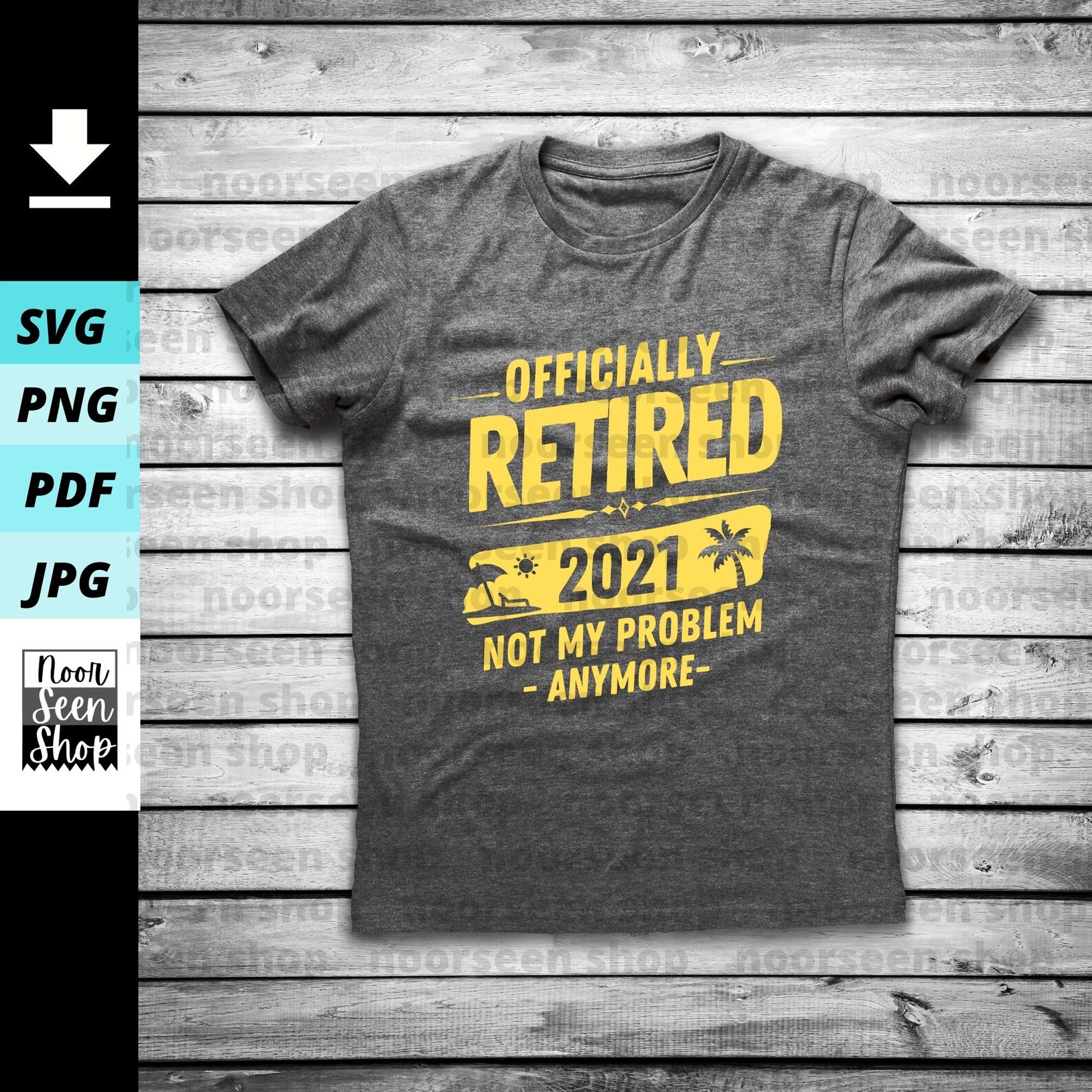 Officially Retired 2021 Svg Not My Problem Anymore - Etsy