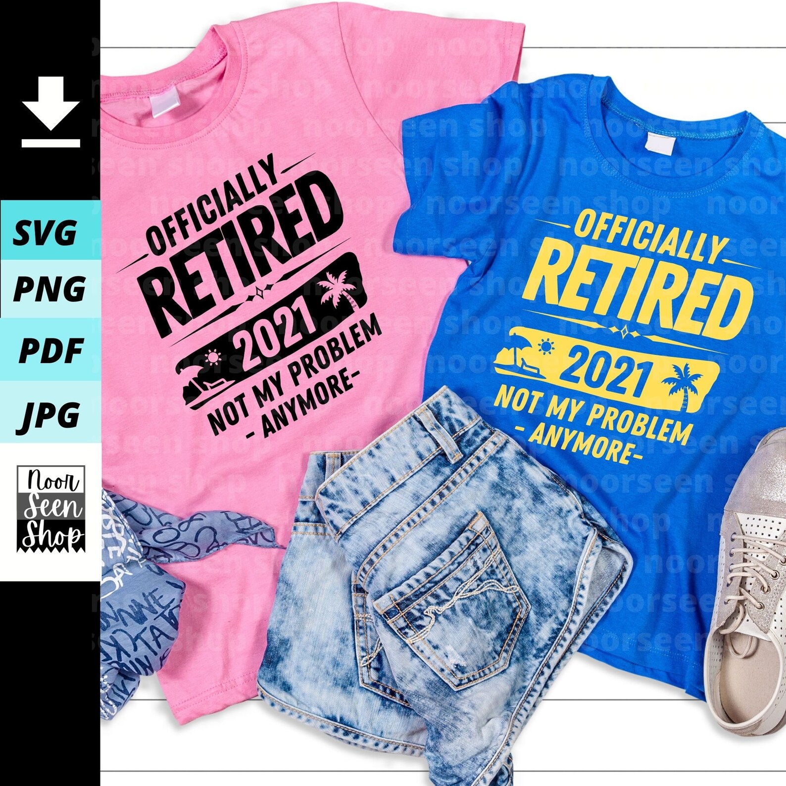 Officially Retired 2021 Svg, Not My Problem Anymore, Retirement Svg ...