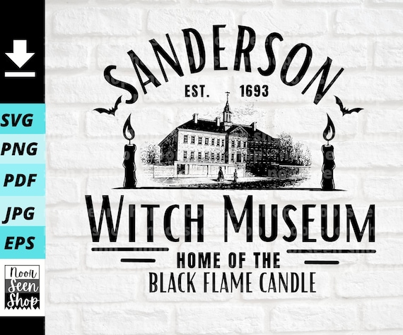 Sanderson Witch Museum Svg Sanderson Museum Halloween Witch - Etsy