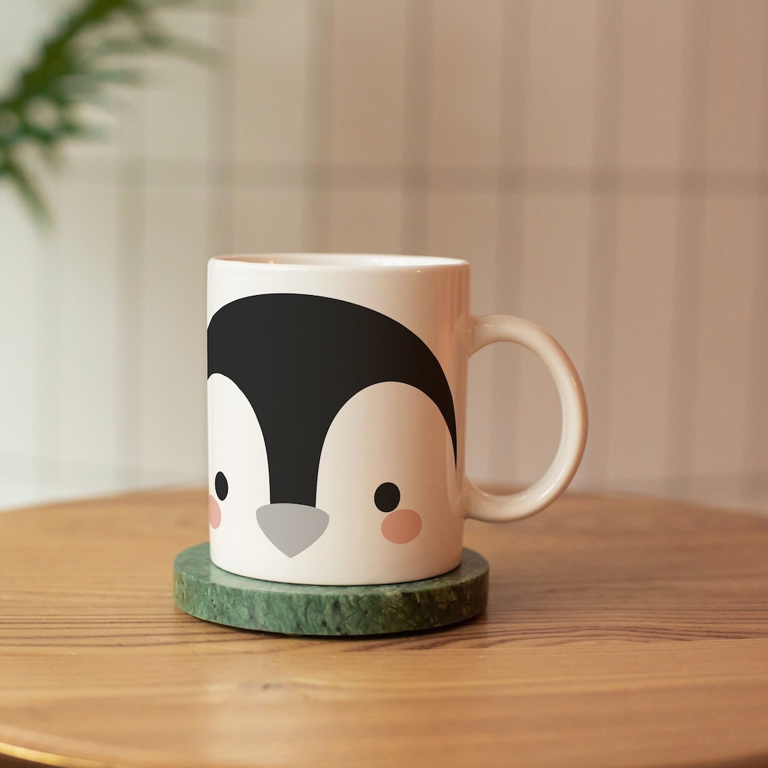 Penguin Coffee Mug - a Lovely Gift for Coffee Lover, Penguin Fans or ...