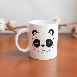 Cute Panda Ceramic Mug Perfect Gift for Christmas, Valentine's Day, or ...