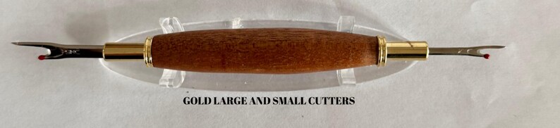 Customizable Wood Turned Double Seam Ripper – Essential Sewing Tool for ...