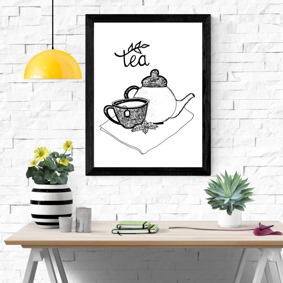 Printable Sign for Tea Lovers - Digital Download - Etsy