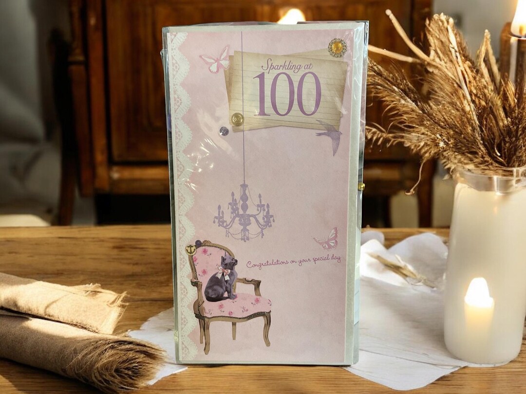 100th Birthday Card - Etsy