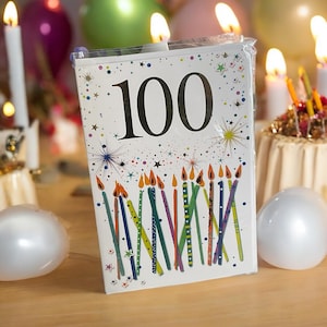 100th Birthday Card - Etsy