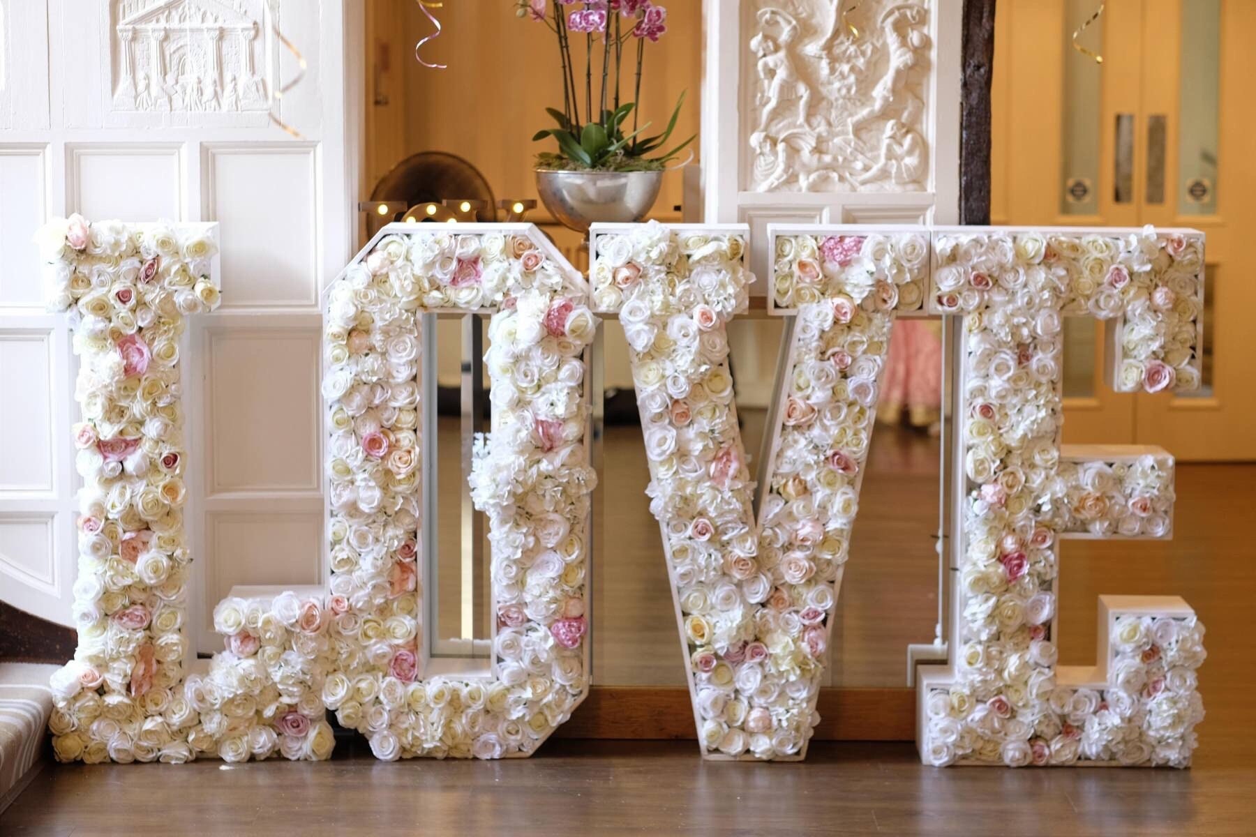 Floral Letters Bespoke HIRE Corporate Weddings Summer Parties Festivals ...