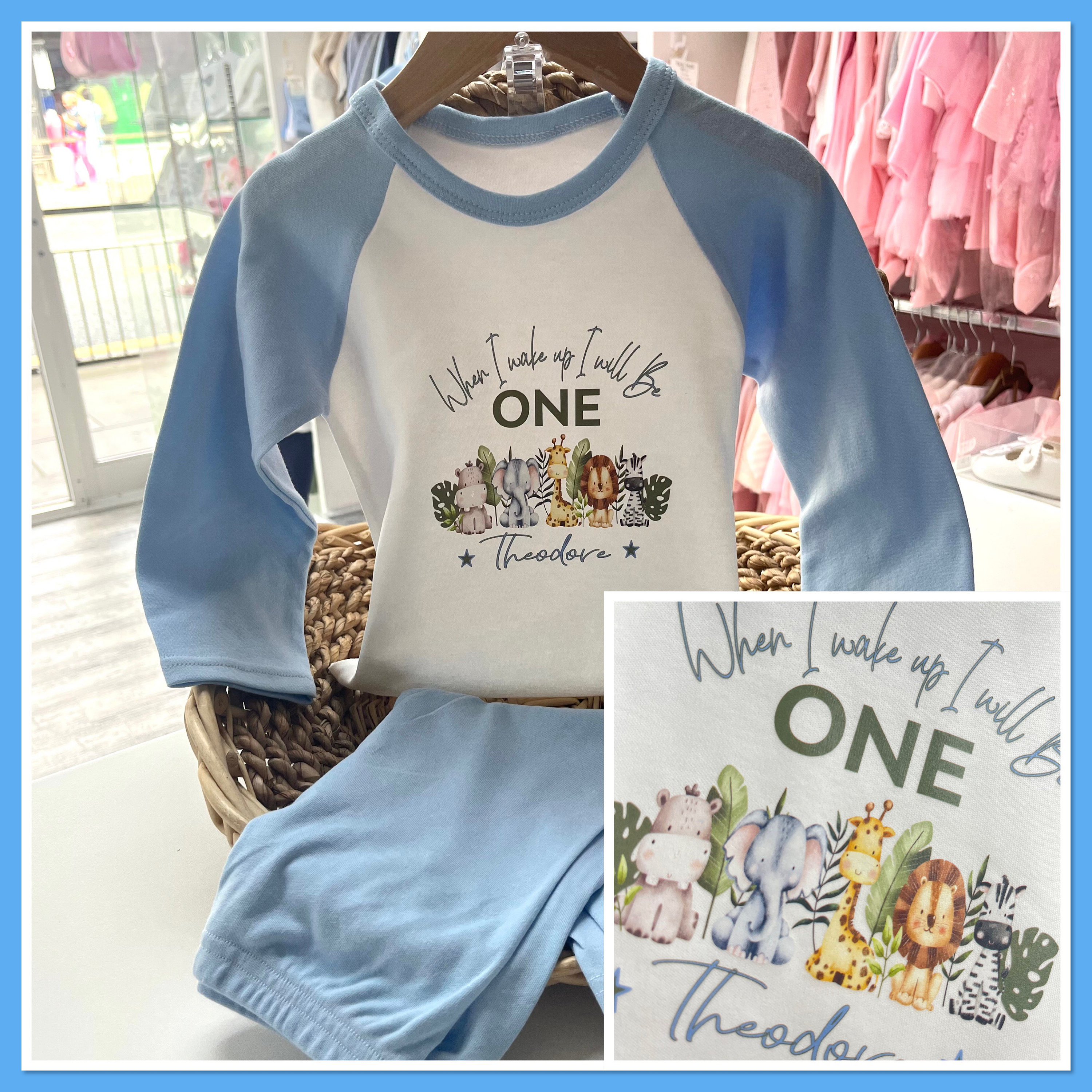 Personalised Boys When I Wake up I Will Be Pyjamas Vest Grow 0-10 ...