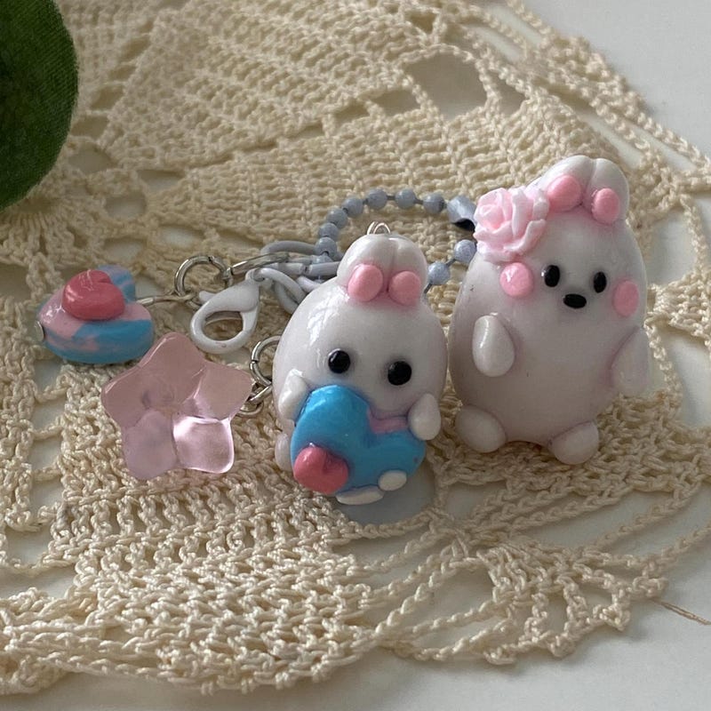 Polymer Clay Charms Kawaii - Etsy
