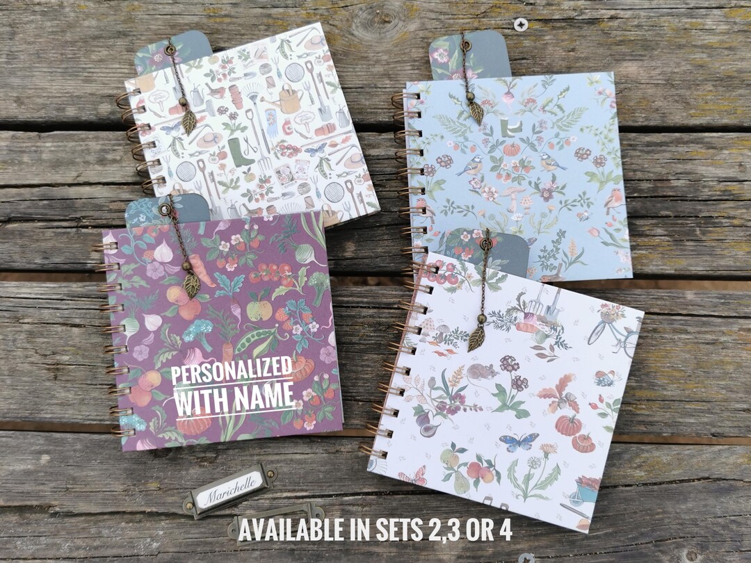 Garden Notebook Botanical Journal Gardening Gift Flower Garden Planning ...