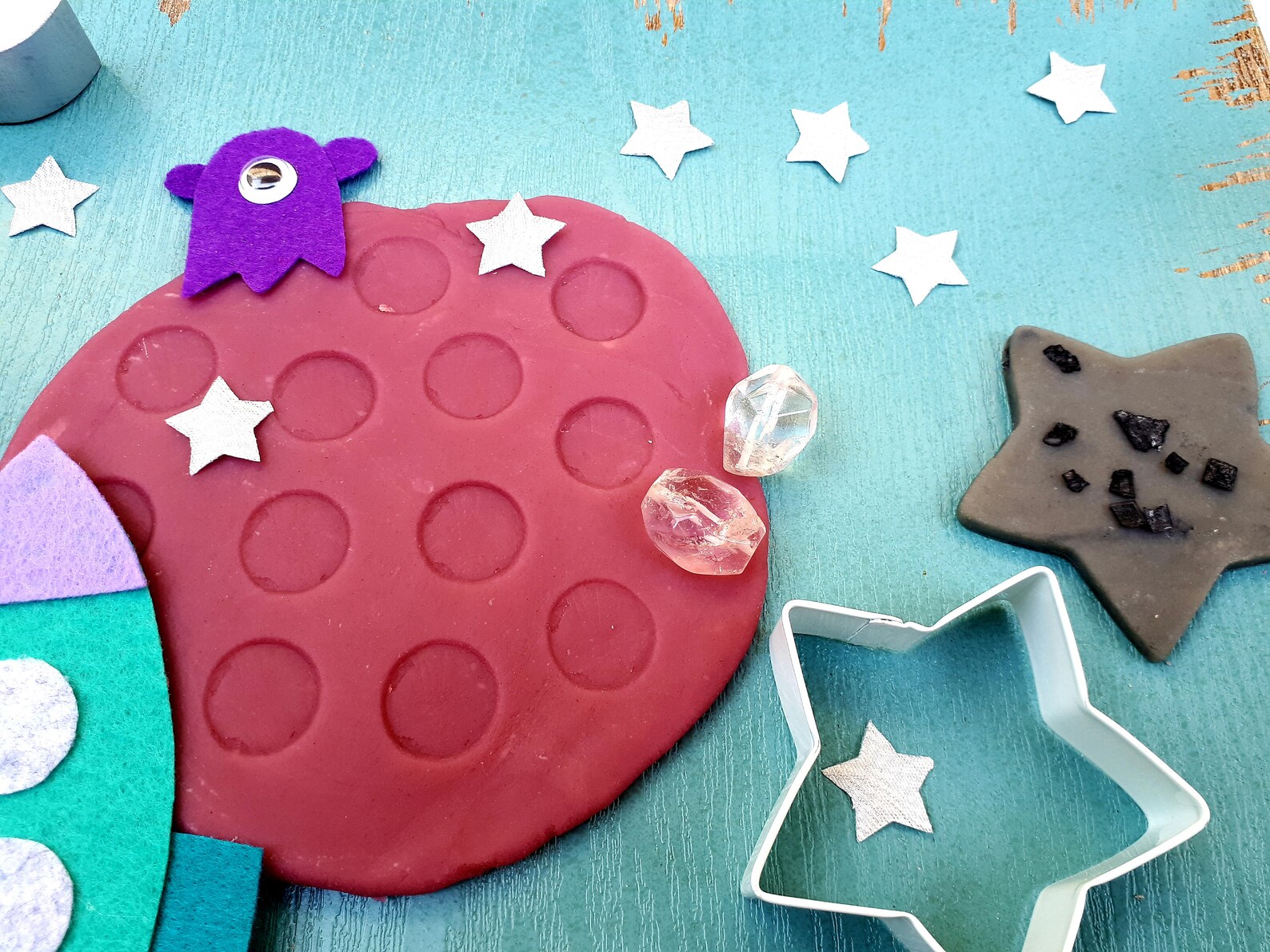 Alien Mystery Sensory Play Kit With Natural Playdough - Etsy